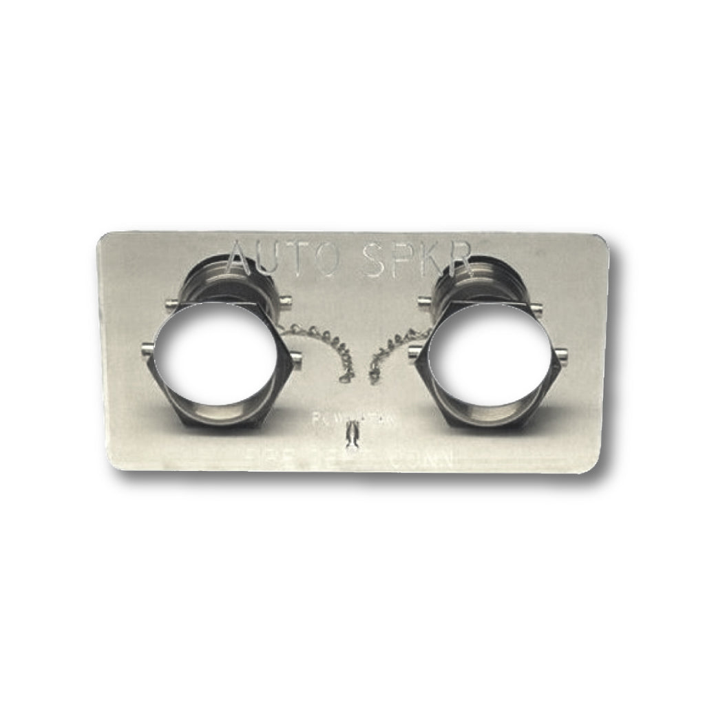 Wall Plate for Double Clapper Siamese Assemblies – Fire Connections