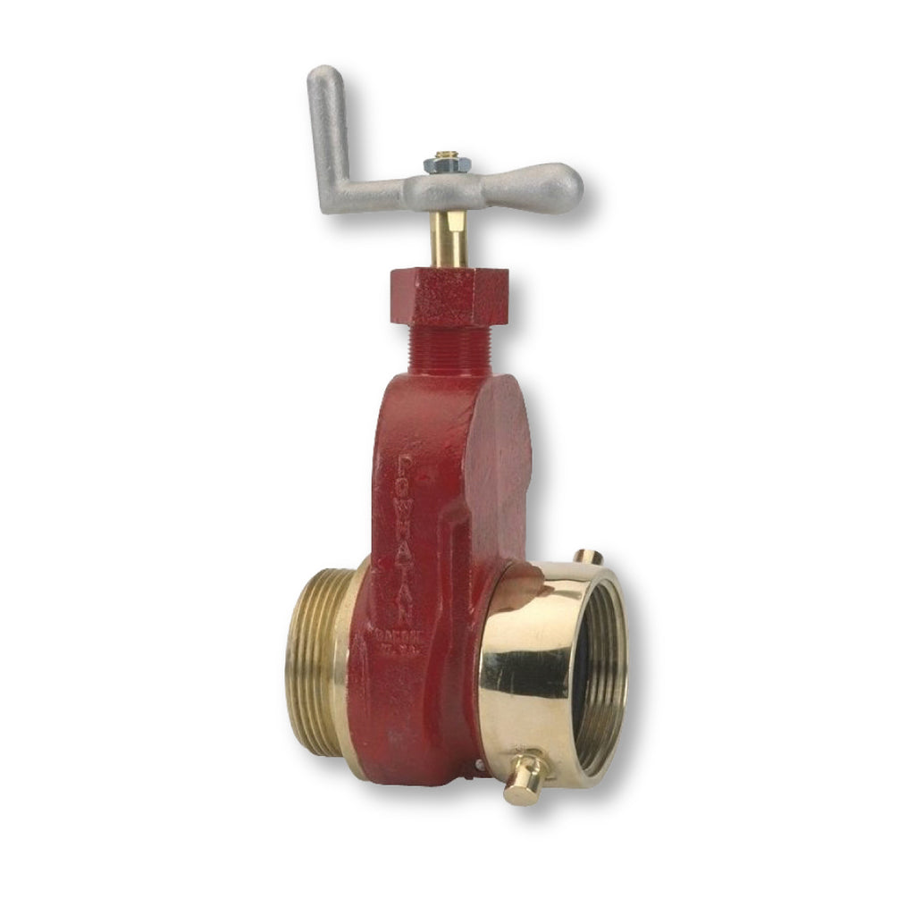 2-1/2" Single Hydrant Gate Valve Red With Speed Handle – Fire Connections