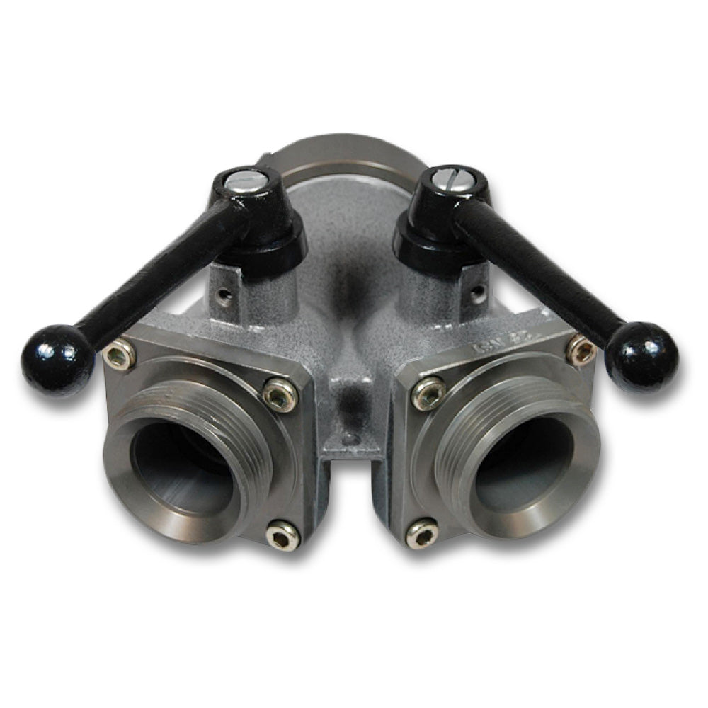 Aluminum Wye Valve 4-1/2" NH-NST Inlet x 2-1/2" NH-NST Outlets – Fire ...